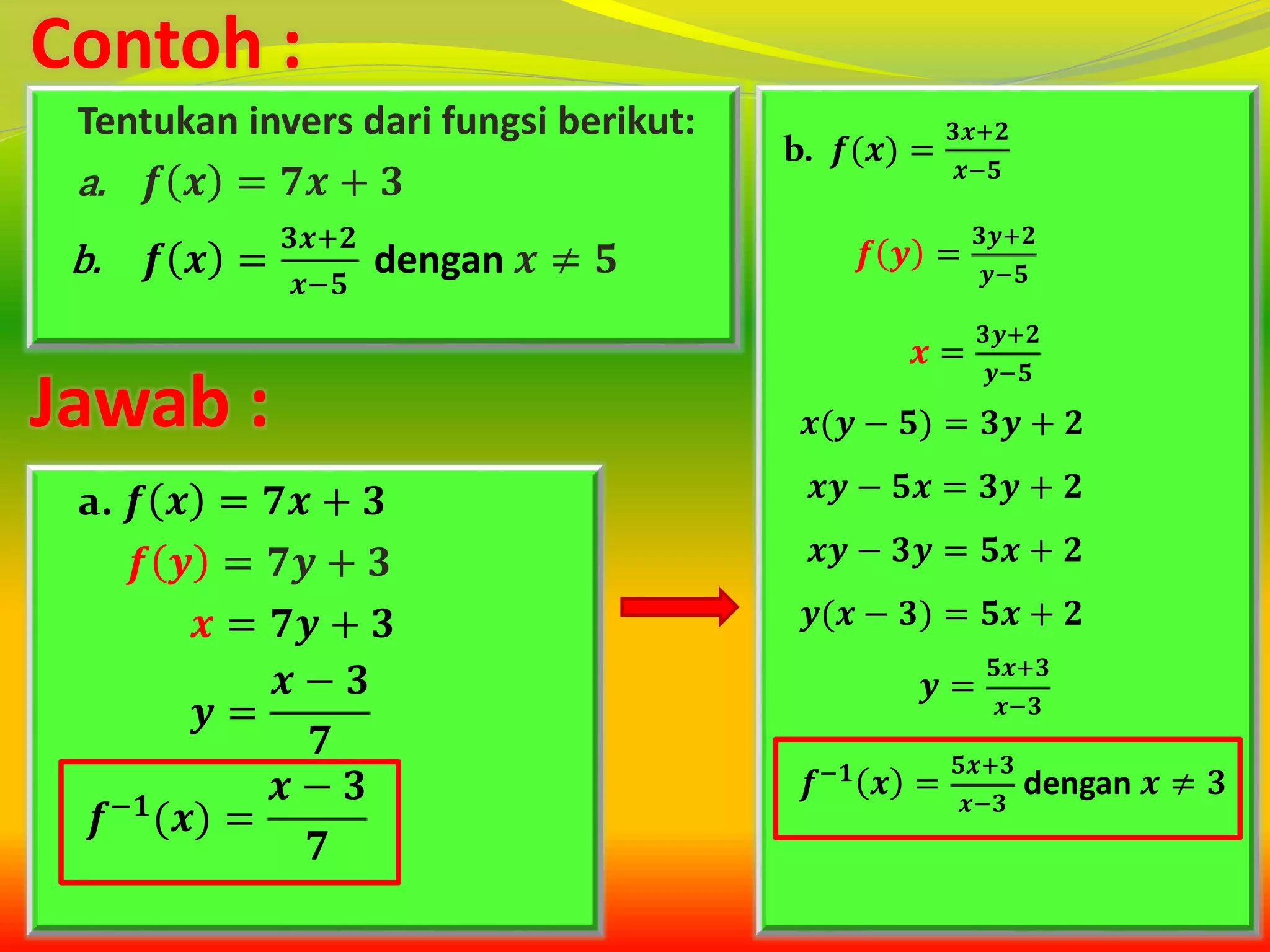 Komposisis fungsi dan invers fungsi | PPTX