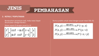 Komposisi transformasi geometri | PPTX