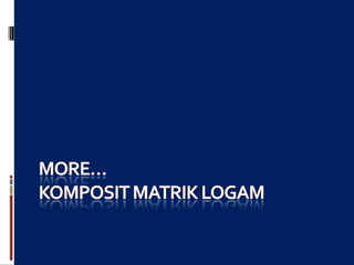 Komposit matrik logam | PPTX