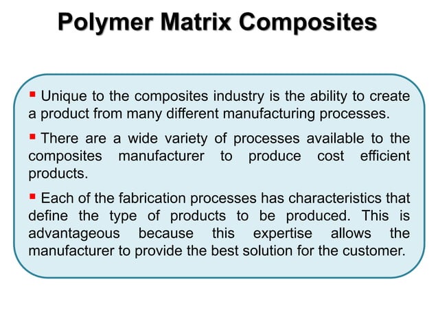 Pmc polymer matrix composite notes in ktu | PPT