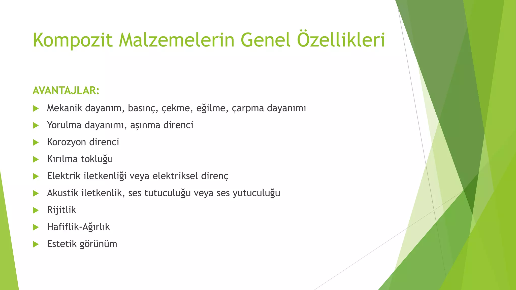 Kompozit malzemeler | PPTX