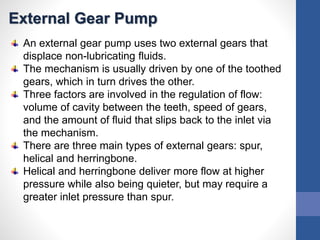 External gear & its application | PPT