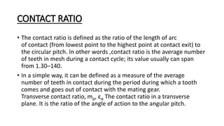 presentation on CENTRE DISTANCE VARIATION,MINIMUM NUMBER OF TEETH ...