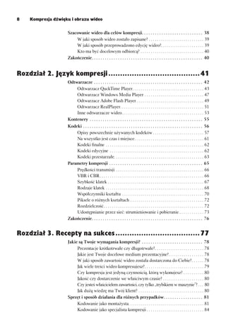 Kompresja dźwięku i obrazu wideo Real World | PDF