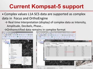 KOMPSAT-5 Applications Workshop | PPT
