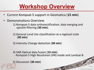 KOMPSAT-5 Applications Workshop | PPT