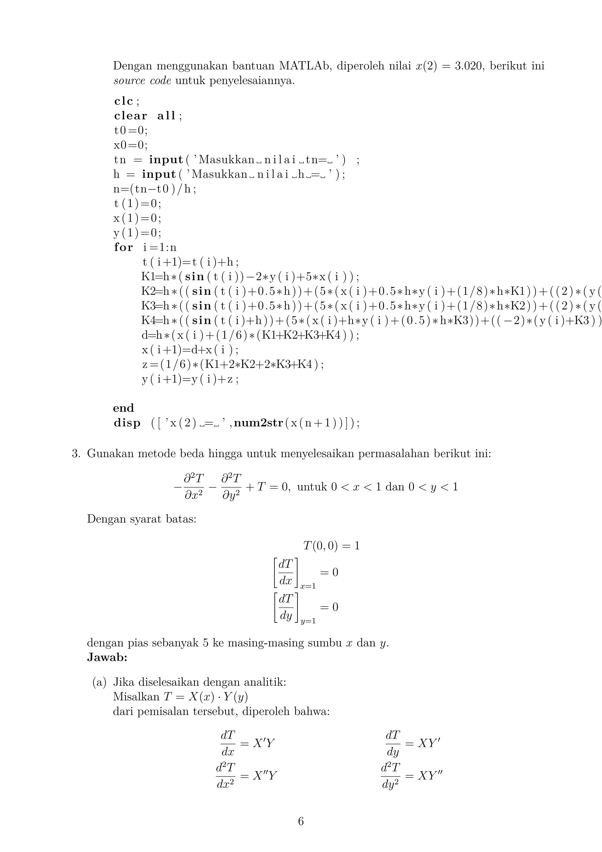 Komputasi Numerik | PDF