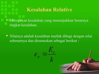 KOMPUTASI/metode numerik (kesalahan/error).ppt