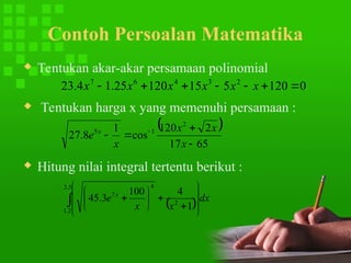 KOMPUTASI/metode numerik (kesalahan/error).ppt