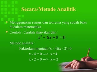 KOMPUTASI/metode numerik (kesalahan/error).ppt