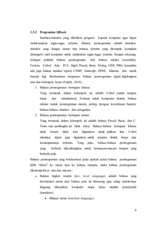 Penyelesaian Akar-akar Persamaan Kuadrat Menggunakan Program QBasic | PDF