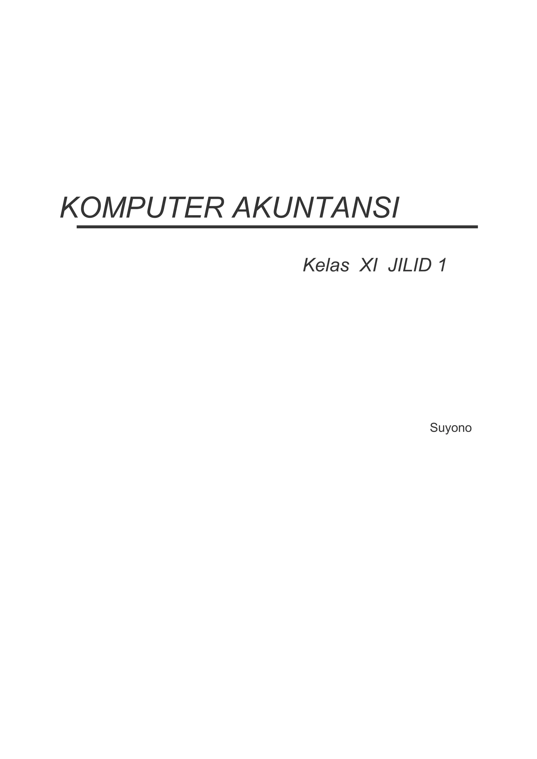 Komputer akuntansi-xi-1 | PDF