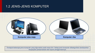 Komputer dan fungsinya | PPTX