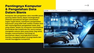 Komputer dan Pengolahan Data | PPTX