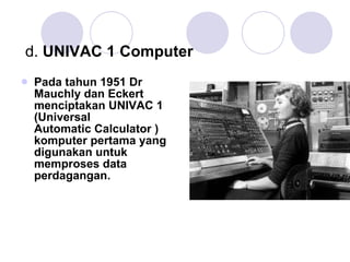 Komputer Generasi Pertama | PPT