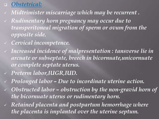 Uterine malformation | PPTX