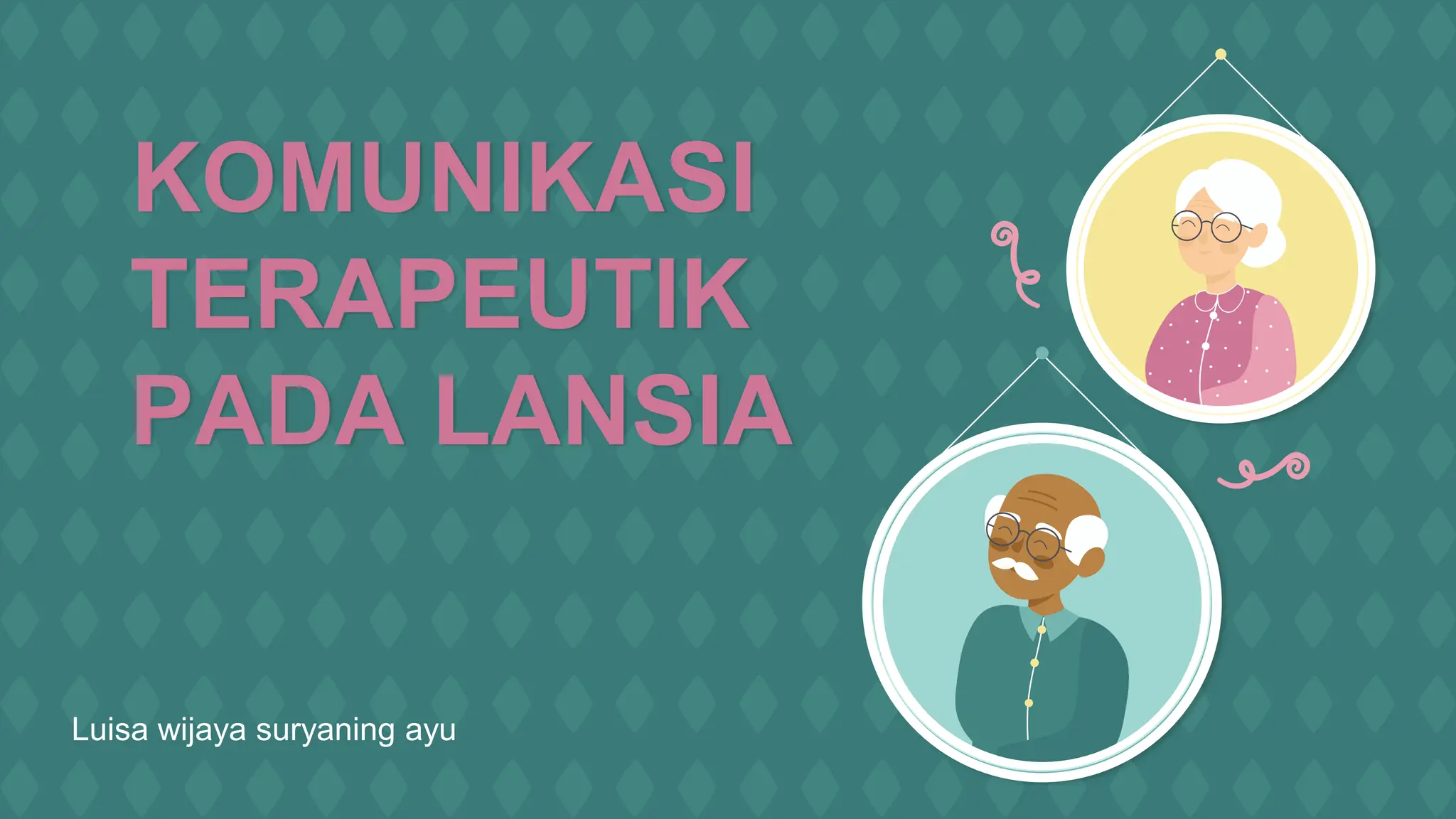 komunikasi terapeutik pada lansia dalam keperawatan | PPTX