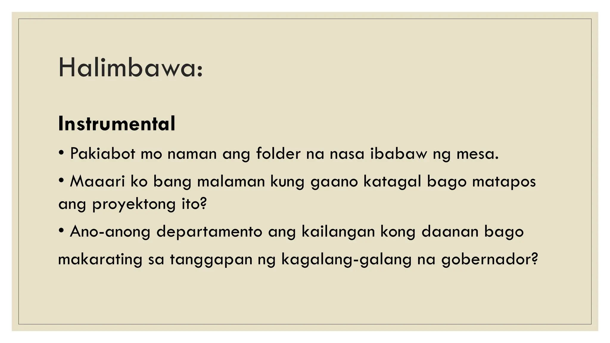 Unang Markahan – Modyul 6: Gamit ng Wika sa Lipunan (Instrumental at ...