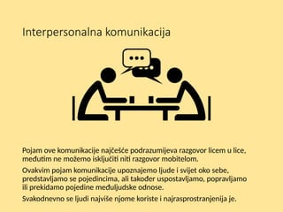 KOMUNIKACIJA i vrste komunikacije koje imamo | PPTX