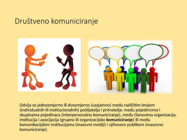 KOMUNIKACIJA i vrste komunikacije koje imamo | PPTX