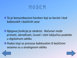 Komunikacioni uređaji- Stevan Gajić- Biljana Lukić | PPSX