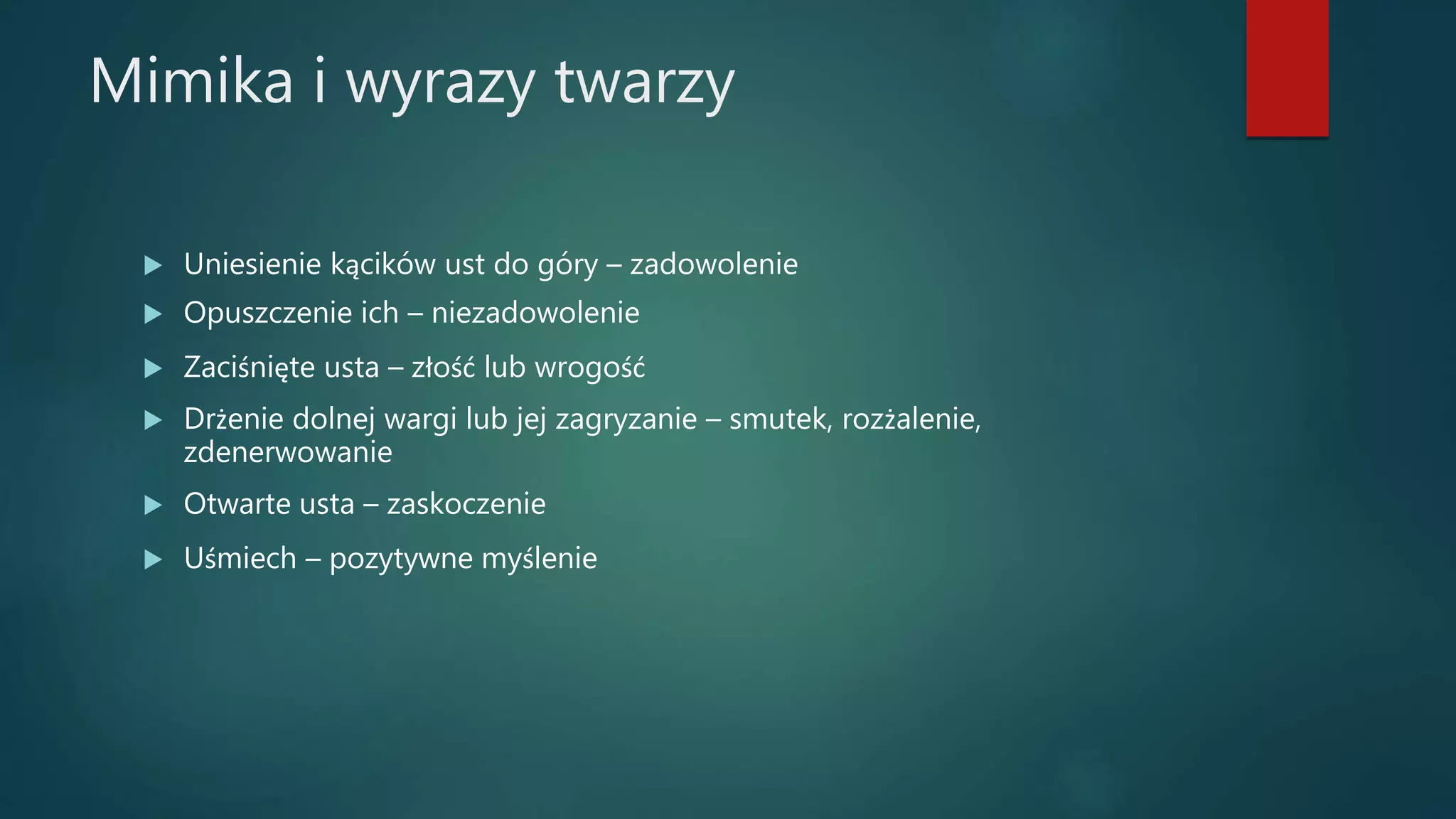 Komunikacja niewerbalna | PPTX