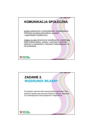 Komunikacja społeczna. Planowanie i realizacja projektów promocyjnych w środowiskach lokalnych ...