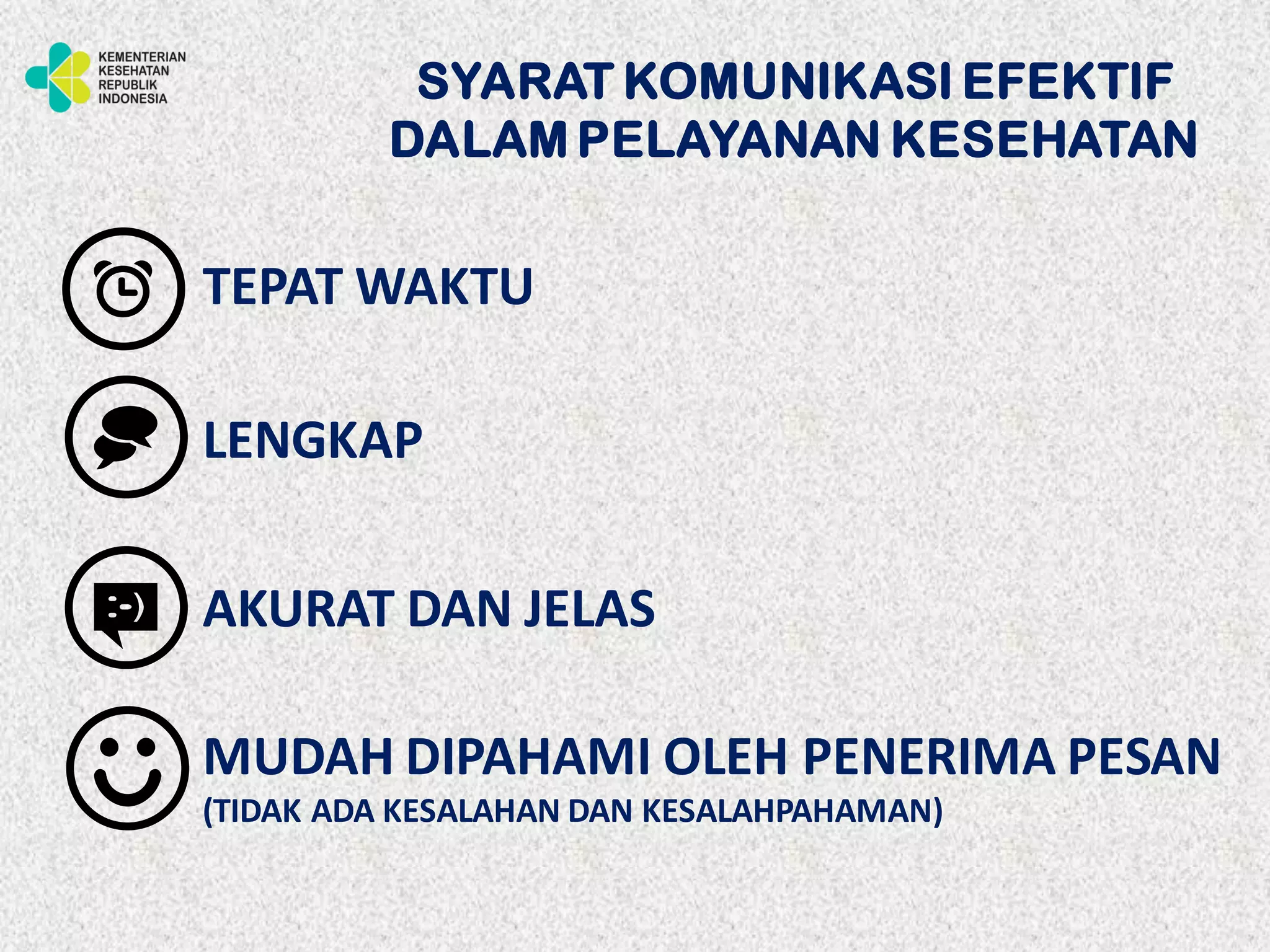 Komunikasi Efektif dalam Bidang Pelayanan Kesehatan | PDF