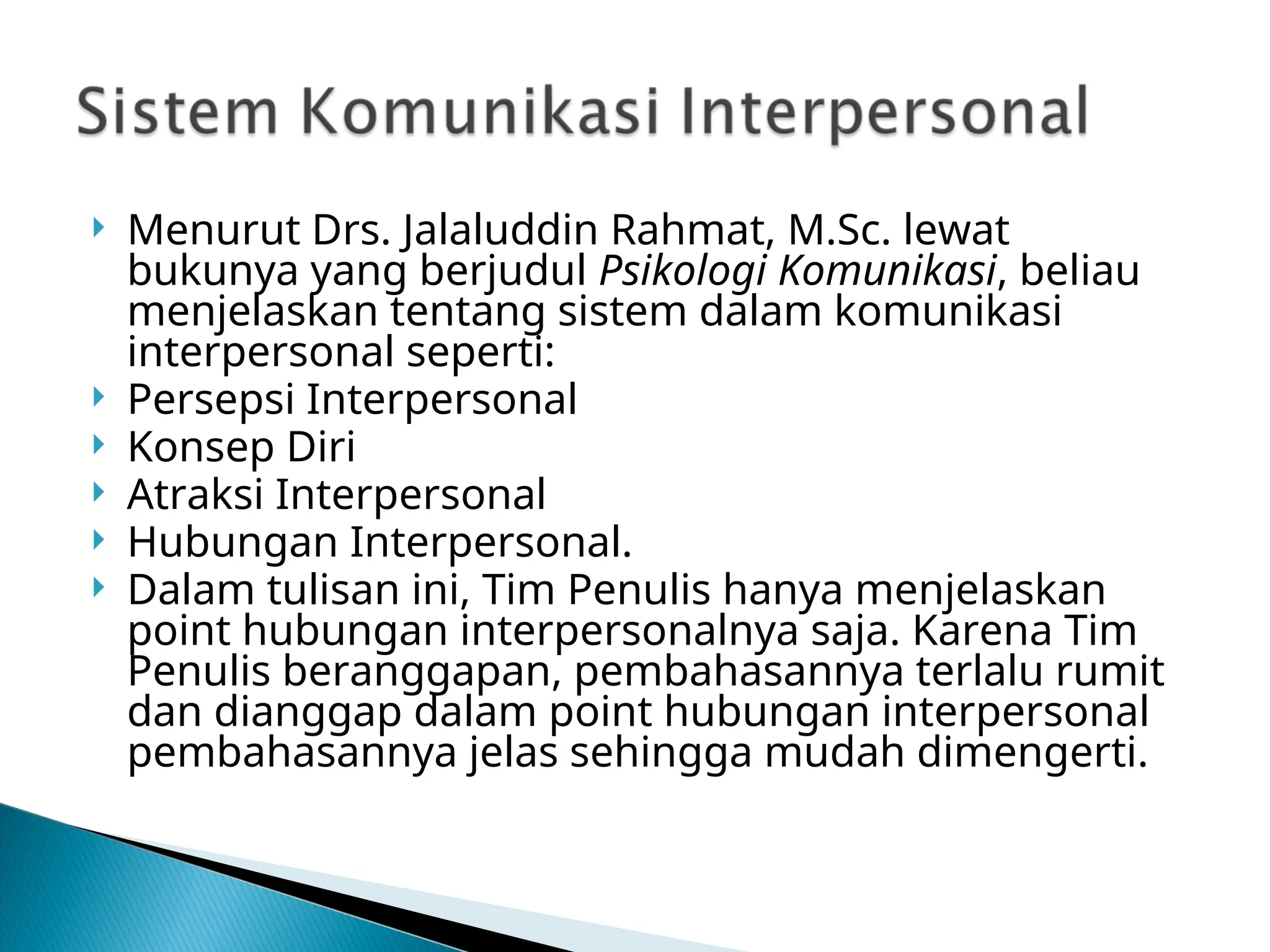 komunikasi-interpersonal komunikasi interpersonal | PPT