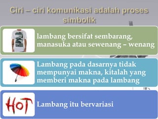 Komunikasi adalah proses simbolik | PPTX