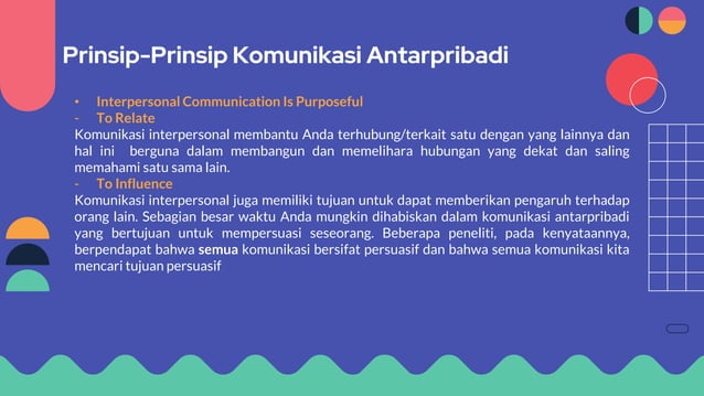 Komunikasi Antarpribadi 2_Sifat, Elemen, Prinsp, Fungsi, dan Tujuan.pptx