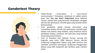 Komunikasi Antarpribadi 6_Relasi Kuasa dan Perbedaan Gender dalam ...