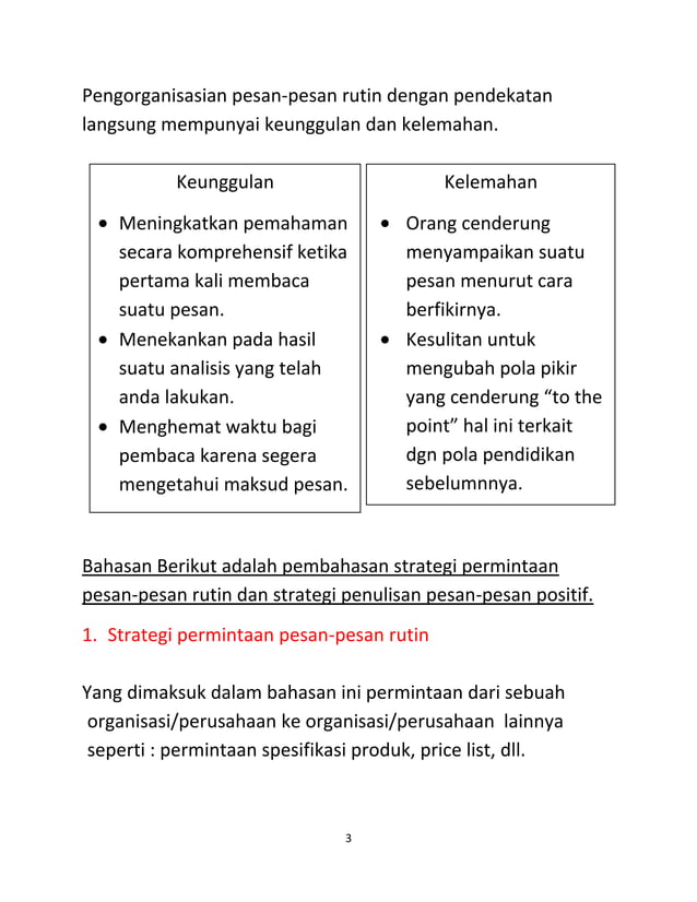 Komunikasi bisnis penulisan permintaan pesan pesan rutin | PDF Komunikasi bisnis penulisan permintaan pesan pesan rutin | PDF