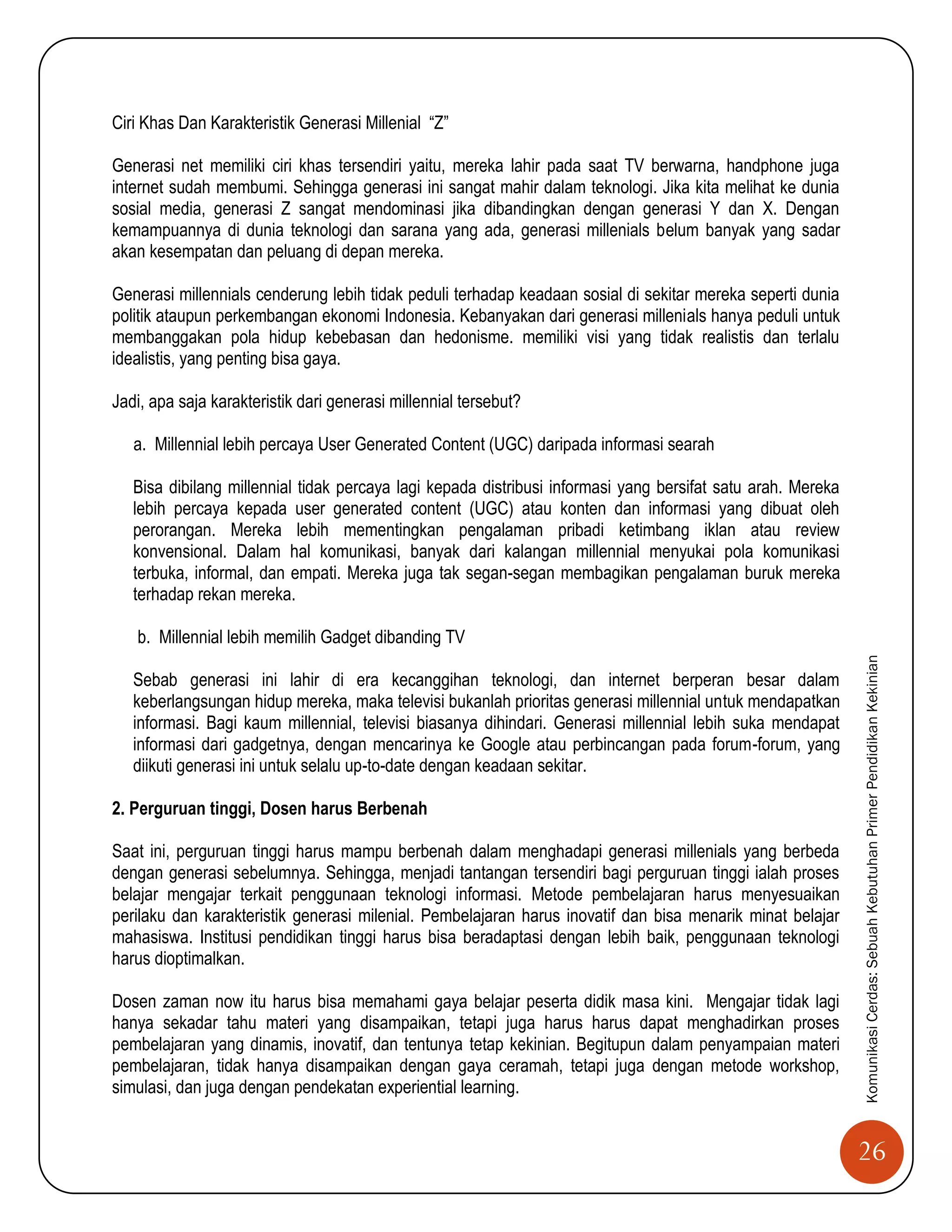 Komunikasi Cerdas: Kebutuhan Primer Pendidikan Kekinian | PDF