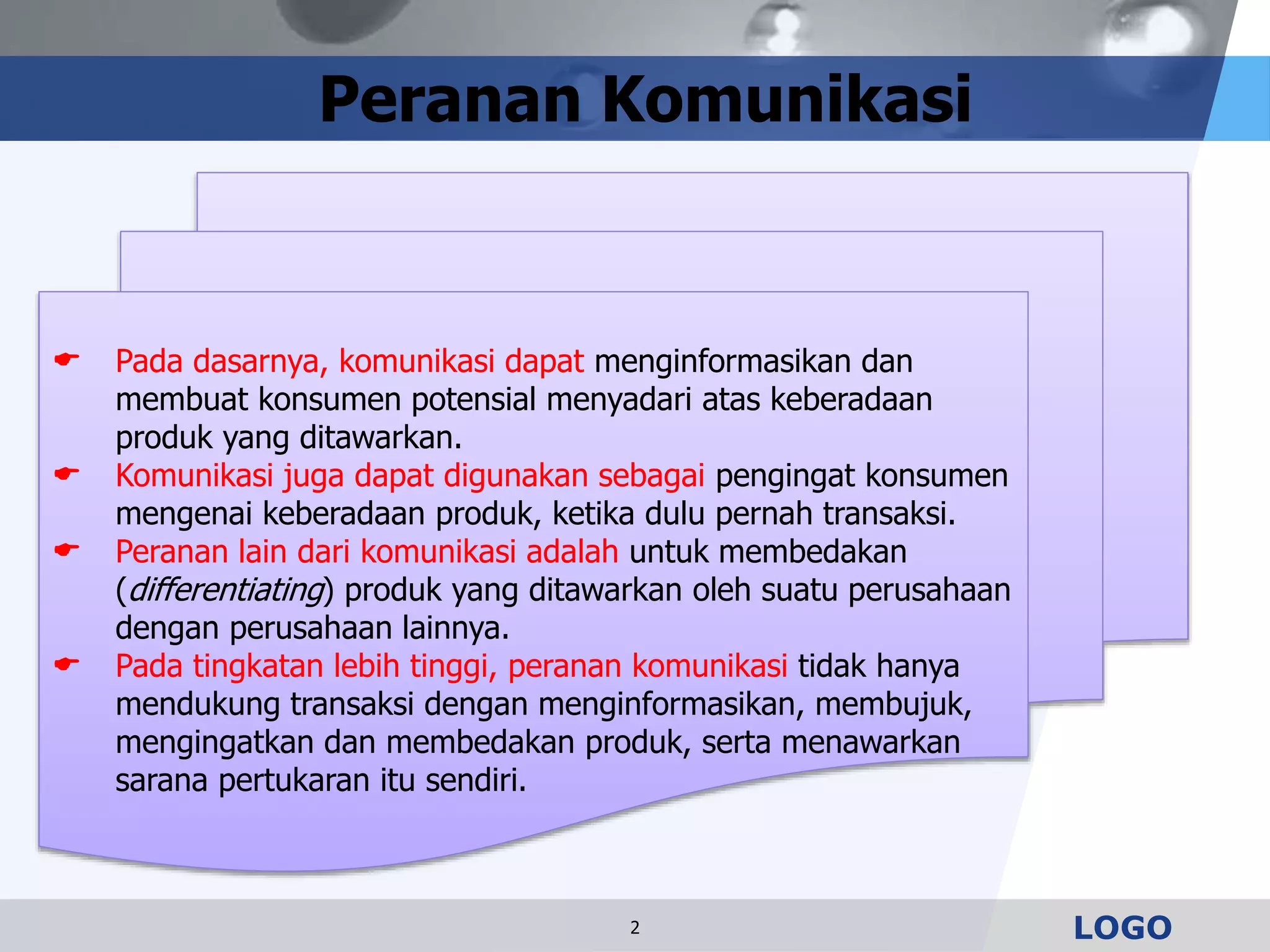 Komunikasi communication & consumer behavior | PPTX
