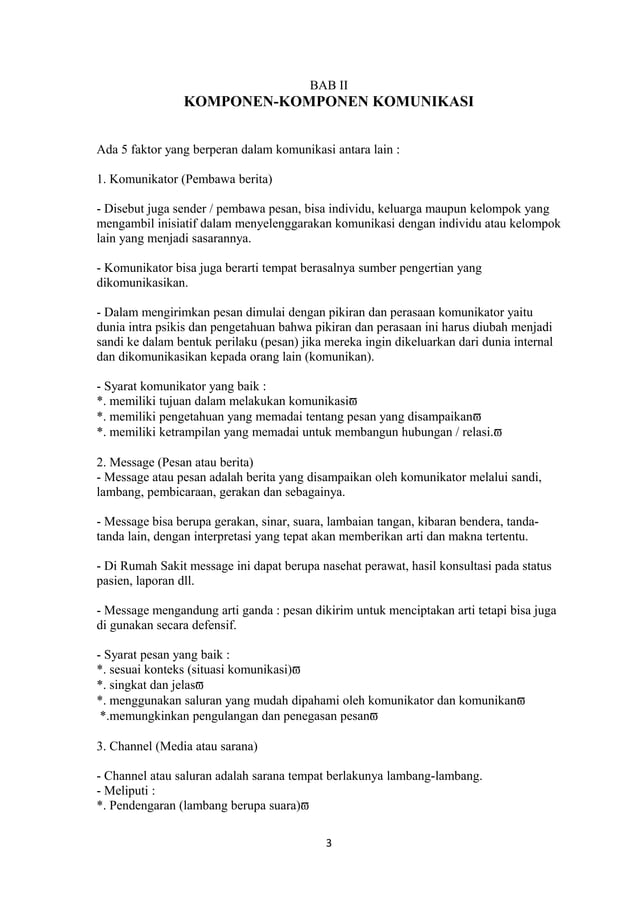 Komunikasi dalam keperawatan mzkzlzh | DOC