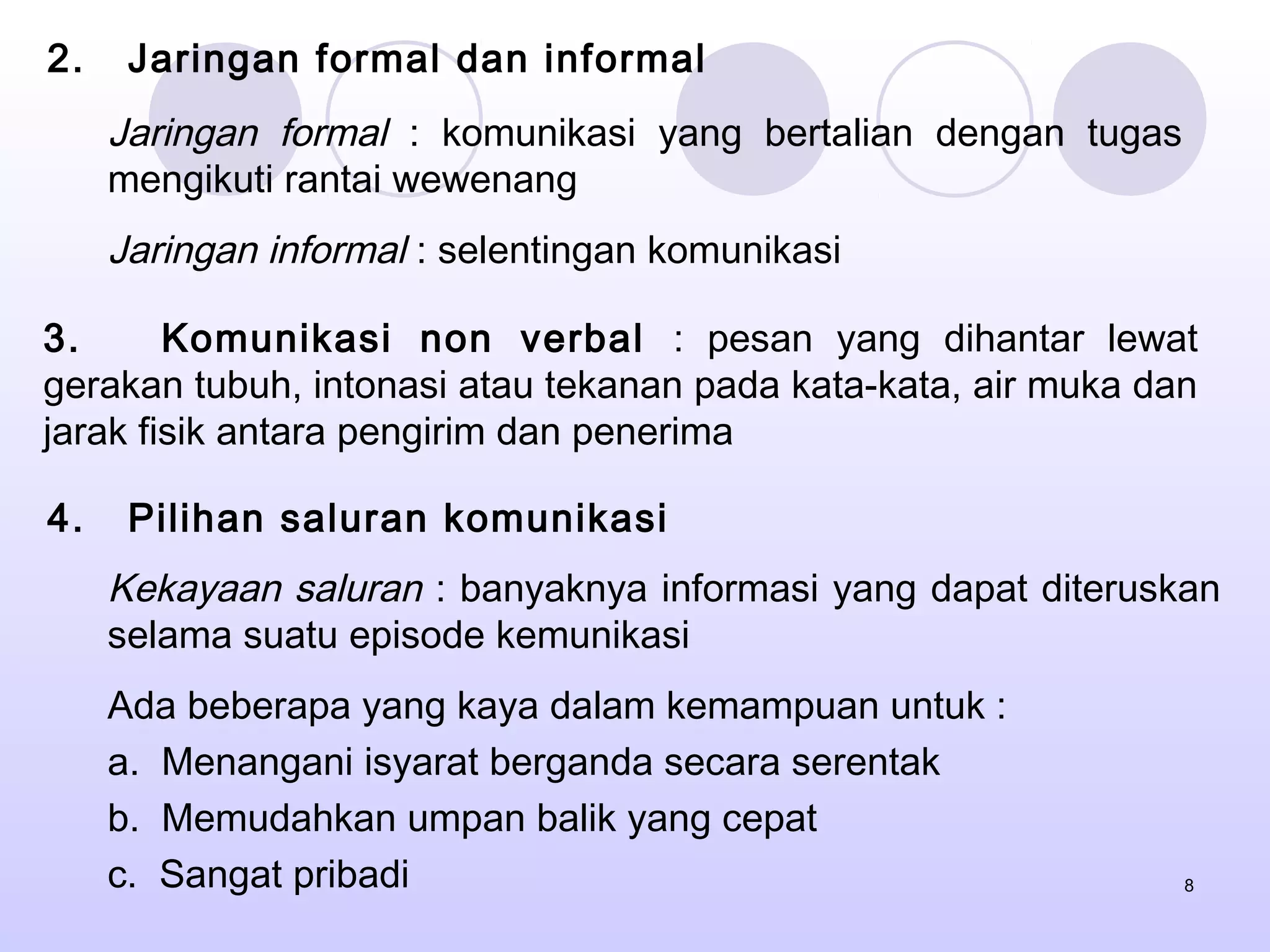 Komunikasi dalam organisasi | PPT