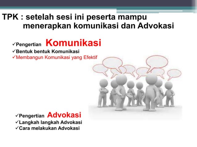Komunikasi dan Advokasi Kesehatan Masyarakat | PPTX