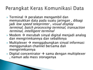 Komunikasi data bab 8 | PPTX