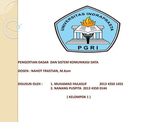 Komunikasi data sld | PPTX