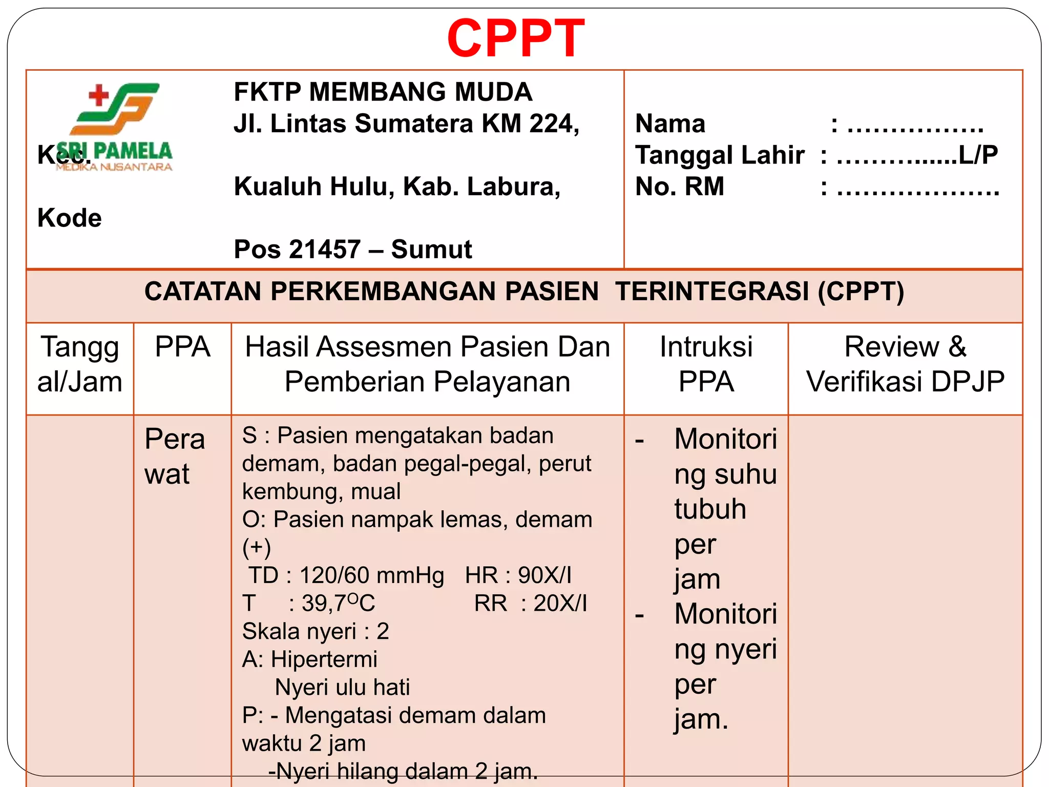 Komunikasi efektif Sasaran Keselamatan Pasien | PPTX