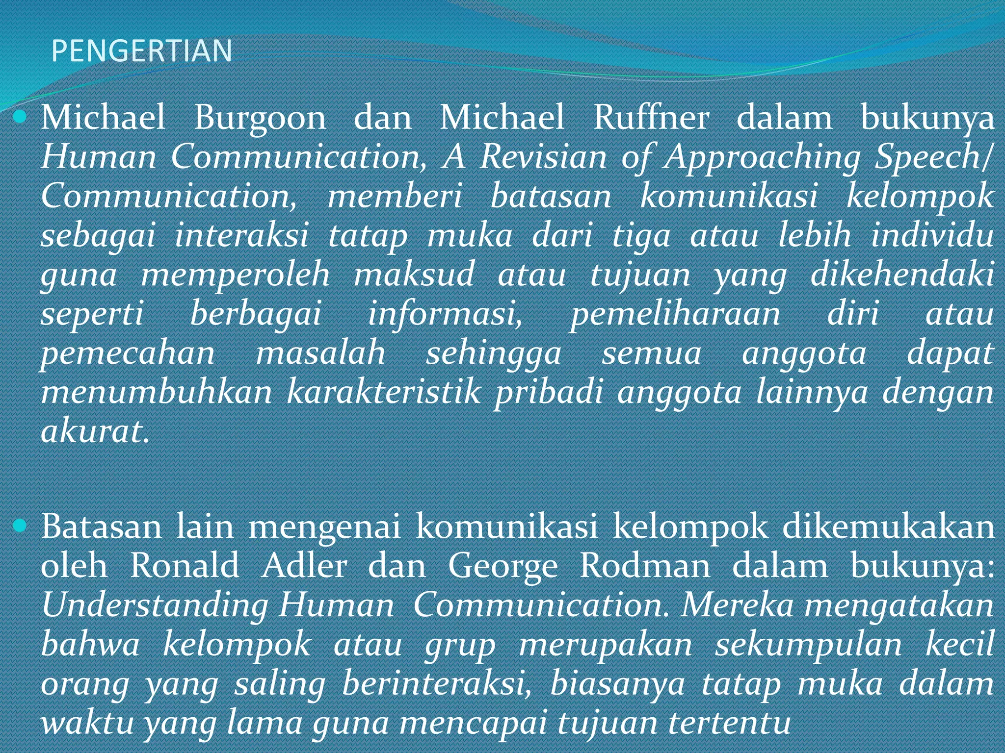 Komunikasi kelompokppt | PPTX