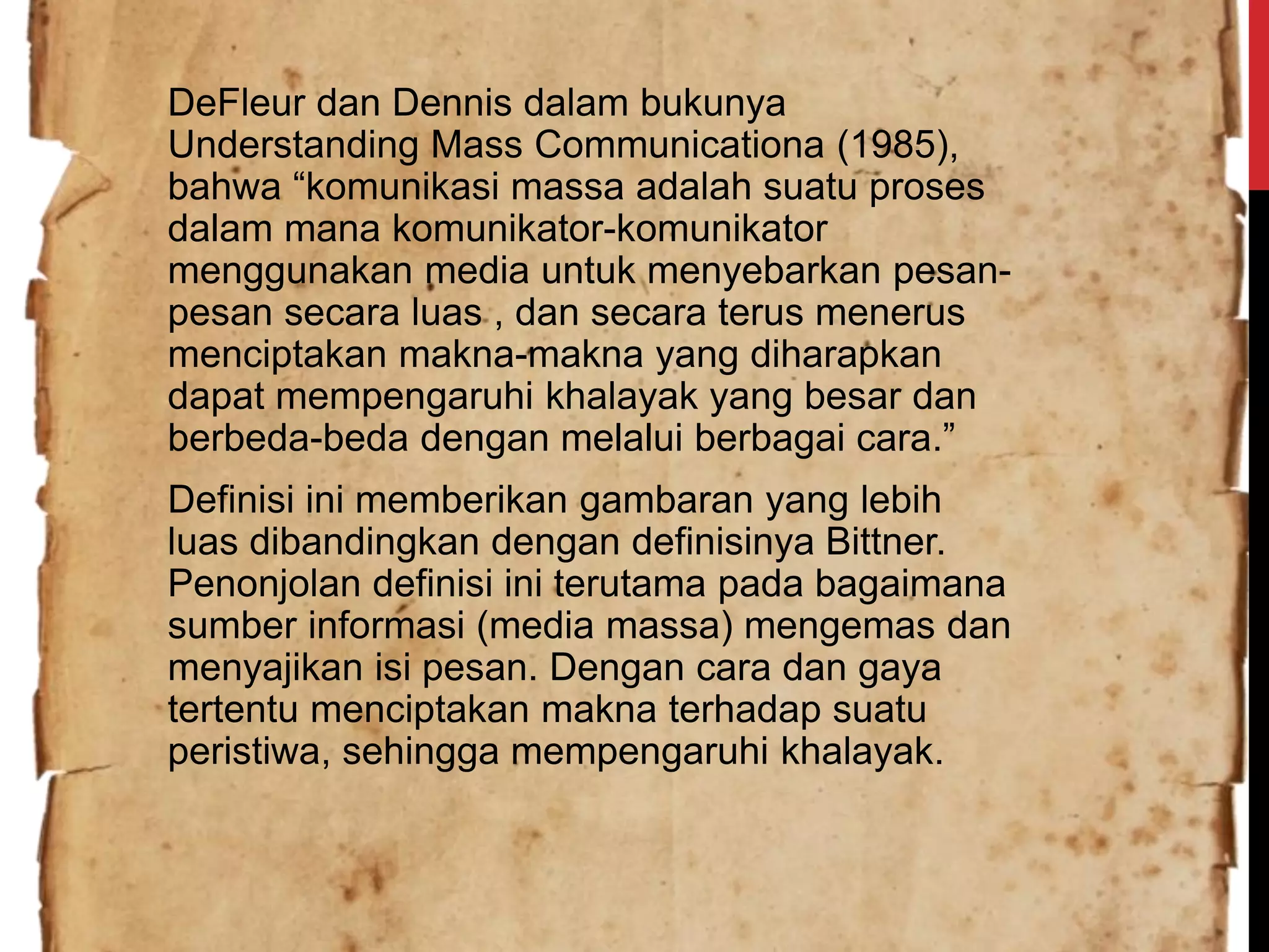 Komunikasi Massa | PDF