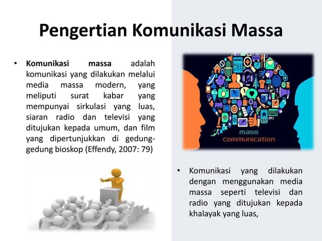 KOMUNIKASI MASSA menurut beberapa tokoh ahli | PPT