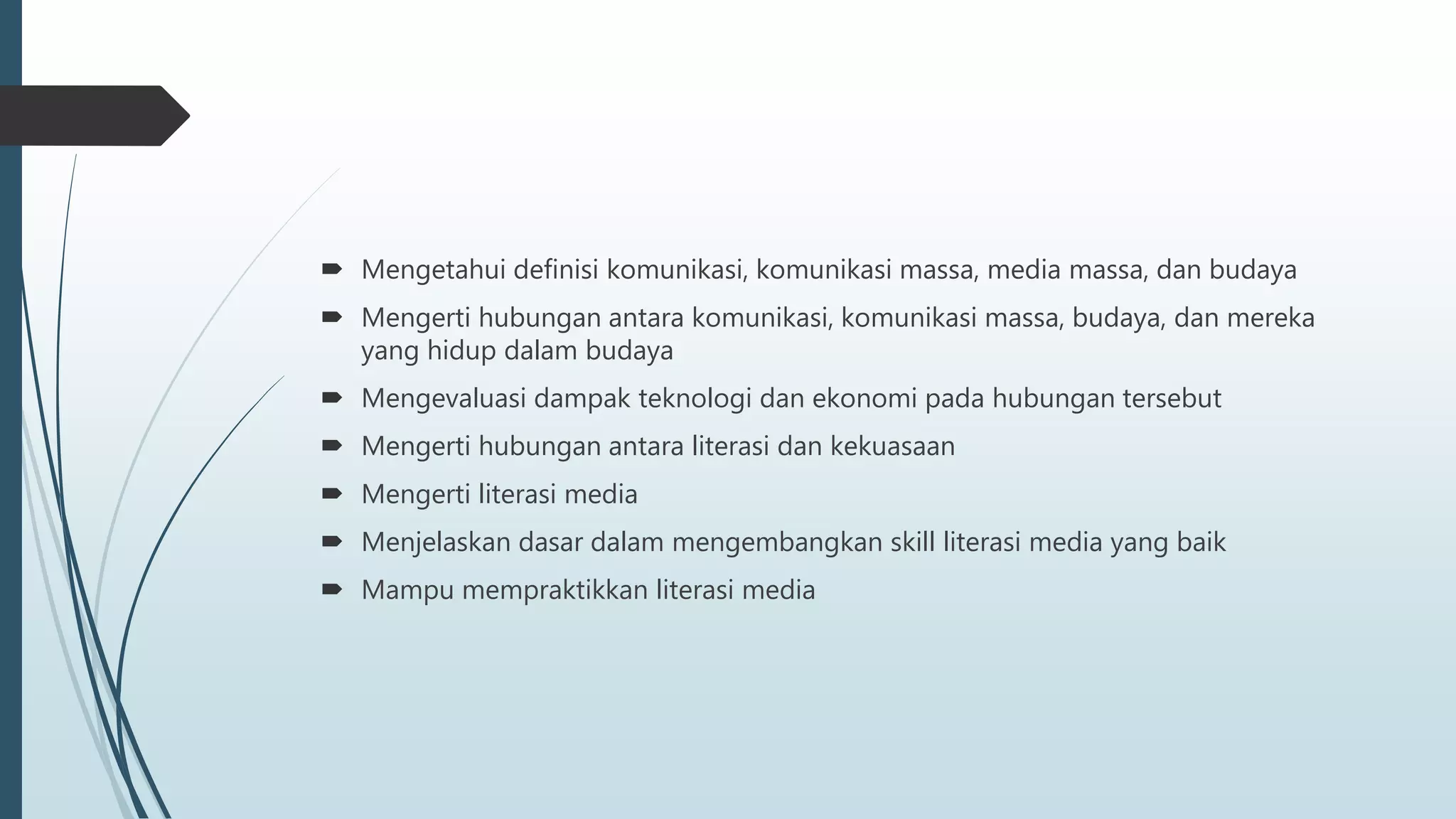 Komunikasi massa, budaya, dan literasi media | PPTX