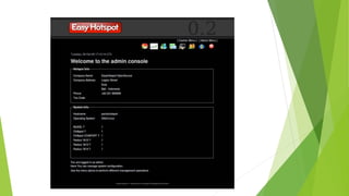 Membuat Hotspot Menggunakan Easy Hostpot | PPT