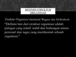 Komunikasi organisasi "Komunikasi dan Struktur Organisasi" | PPTX