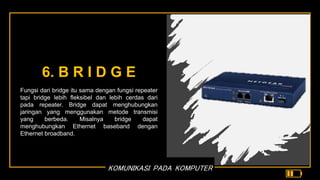 ALAT KOMUNIKASI PADA KOMPUTER | PPT