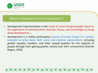 Konsep Dasar Komunikasi Pembangunan | PPTX