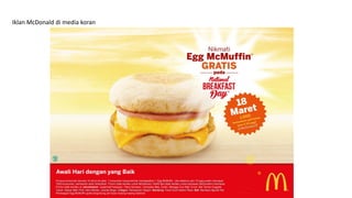 Bauran Media komunikasi Periklanan/Branding McD | PDF